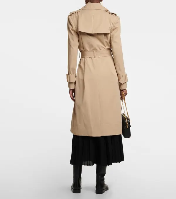 Khaite Murphy Cotton Twill Trench Coat