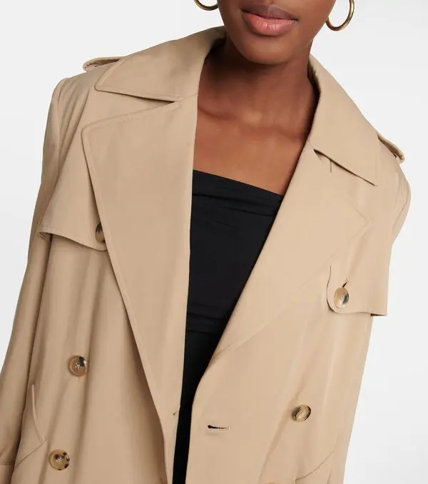 Khaite Murphy Cotton Twill Trench Coat
