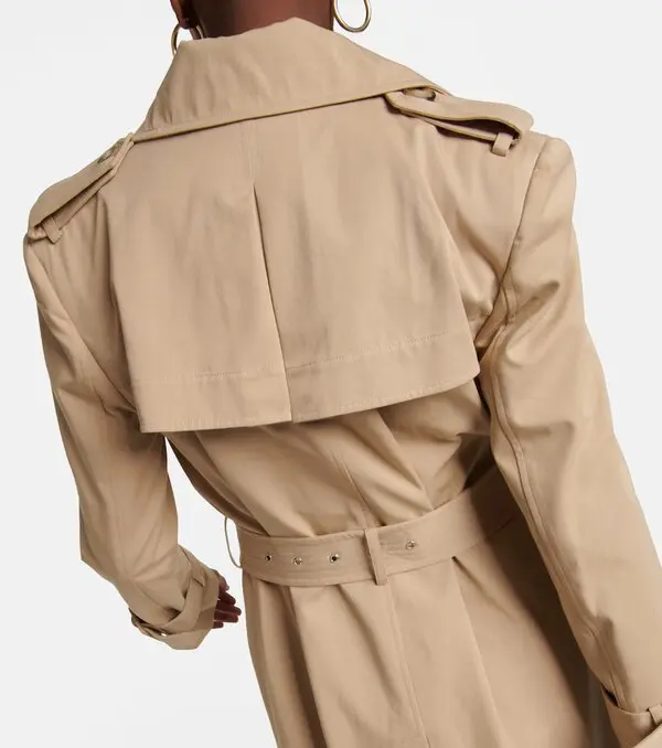 Khaite Murphy Cotton Twill Trench Coat
