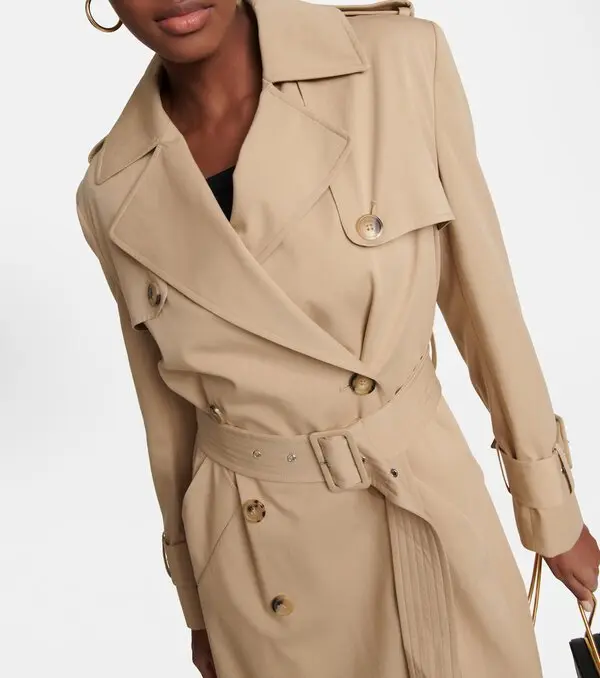 Khaite Murphy Cotton Twill Trench Coat