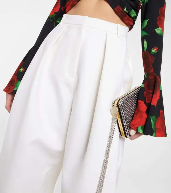 Magda Butrym Silk And Wool Tapered Trousers