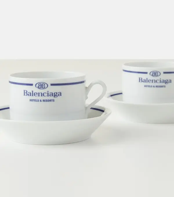 Balenciaga X Ginori 1735 Logo Porcelain Teapot