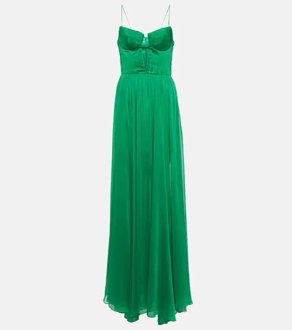 RASARIO Cutout Chiffon Gown