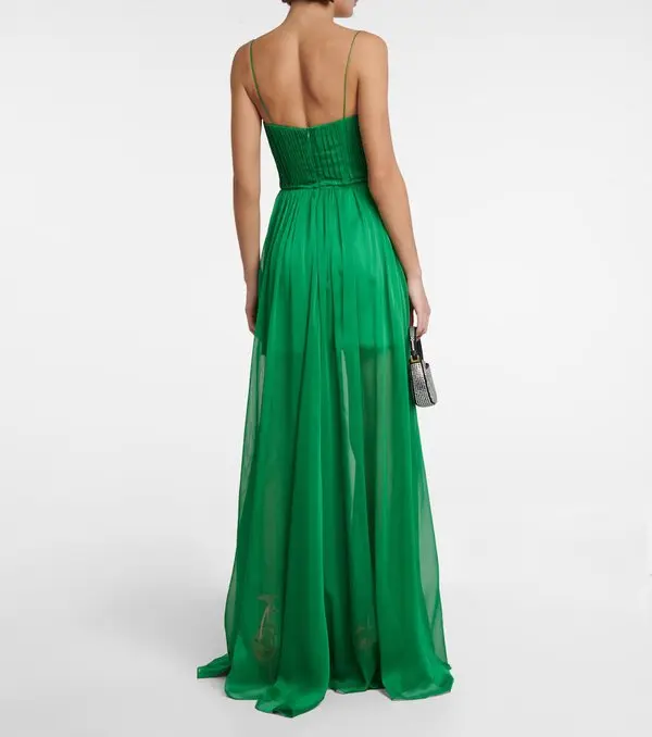 RASARIO Cutout Chiffon Gown