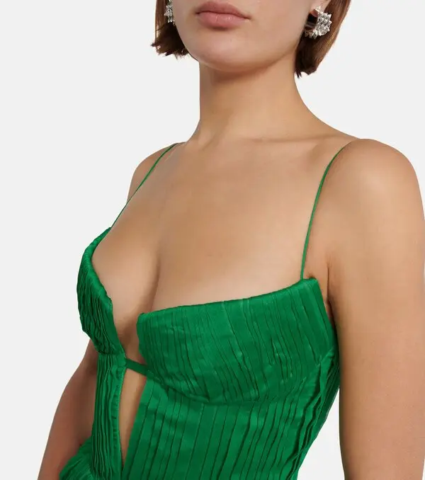 RASARIO Cutout Chiffon Gown