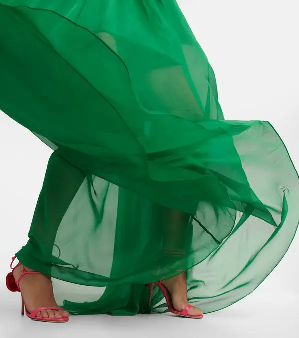 RASARIO Cutout Chiffon Gown