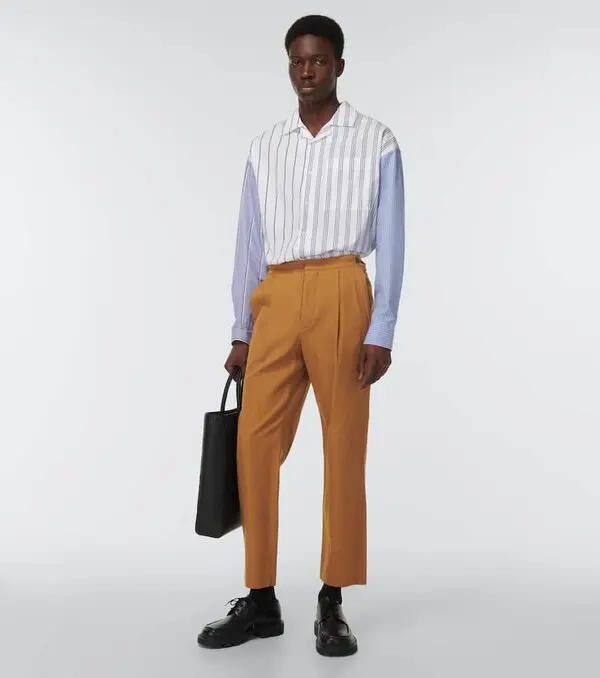 King & Tuckfield Cotton And Linen Trousers