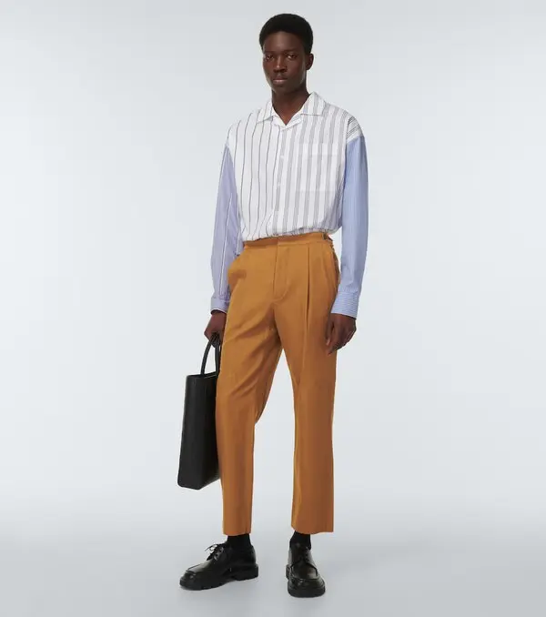 King & Tuckfield Cotton And Linen Trousers