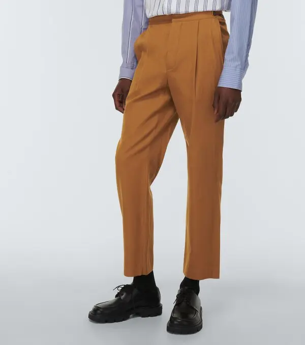 King & Tuckfield Cotton And Linen Trousers
