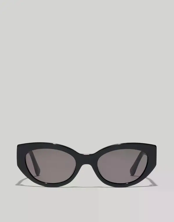 Madewell Mw Demmera Sunglasses - Black Coal