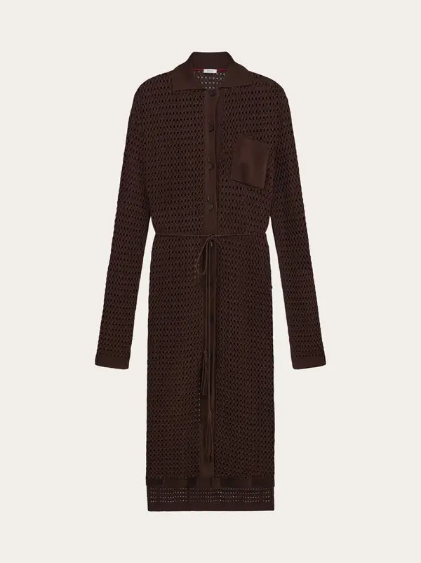 FERRAGAMO Knitted Shirt Dress