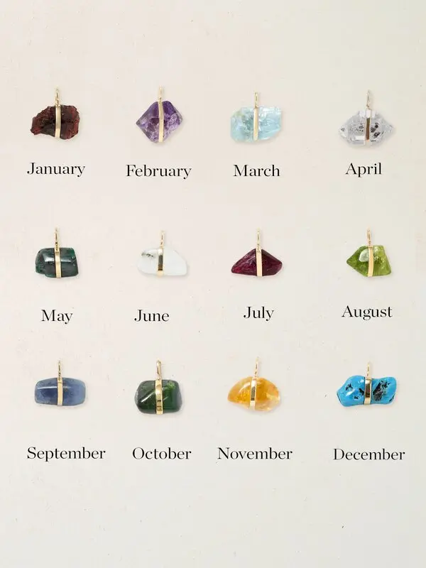 Jia Jia Net Sustain Birthstone 14-karat Gold -stone Necklace - Multi
