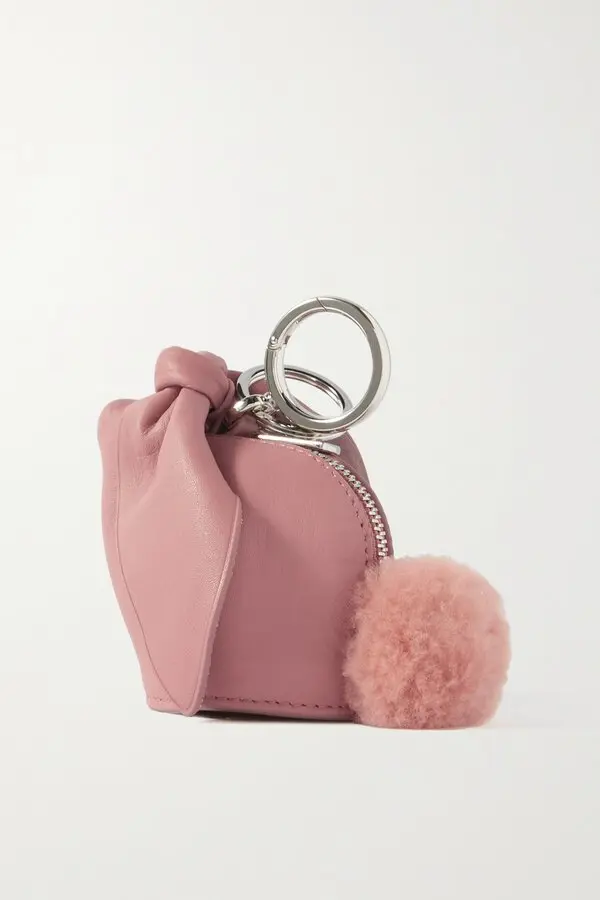 Loewe Bunny Leather Coin Purse In Pink - 40% Off | Editorialist