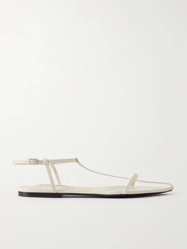 JIL SANDER Leather Sandals - Neutrals