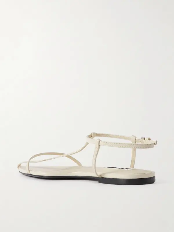 JIL SANDER Leather Sandals - Neutrals