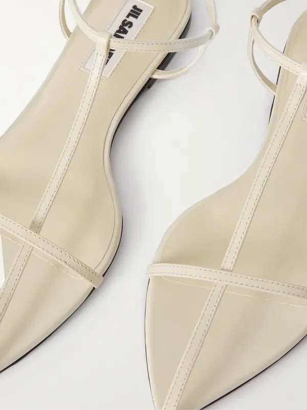 JIL SANDER Leather Sandals - Neutrals