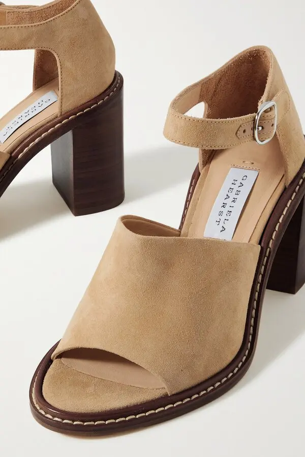 Gabriela Hearst Beau Suede Sandals