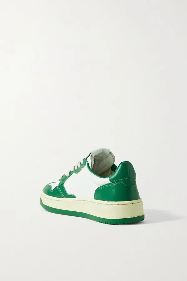 AUTRY Medalist Low Leather Sneakers - Green