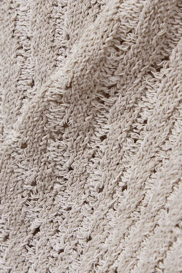 Acne Studios Open-back Crocheted Stretch Cotton-blend Midi Dress