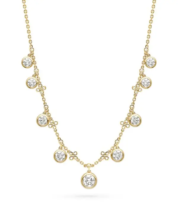 BOODLES Large Yellow And Diamond Beach Necklace - Gold