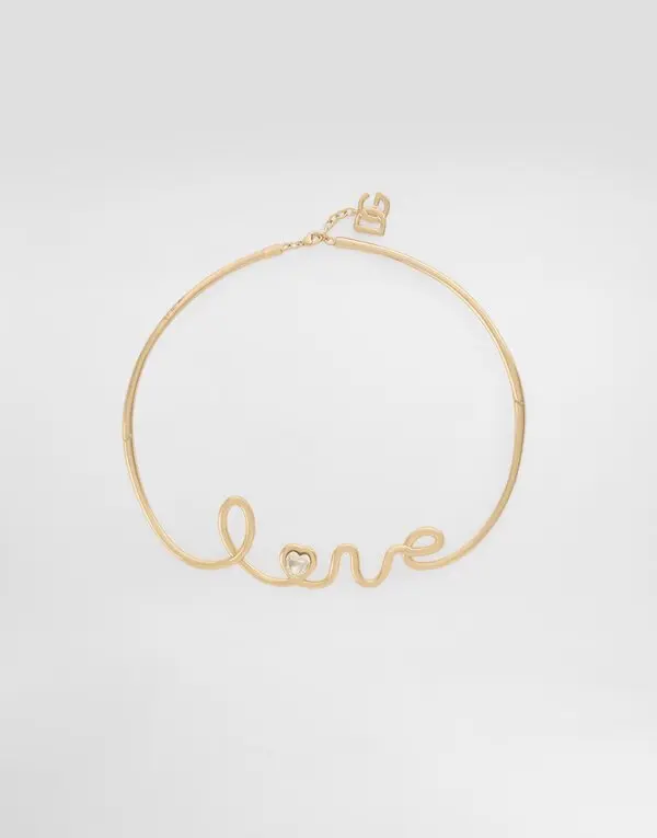 Dolce & Gabbana Love Lettering Necklace - Gold