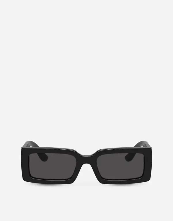 Dolce & Gabbana Rectangle Sunglasses - Black