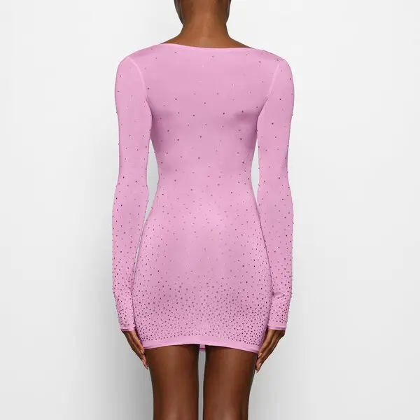SKIMS Jelly Sheer Rhinestone Dress
