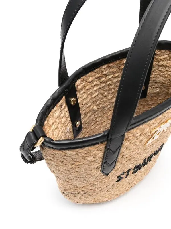 Zadig&Voltaire Zv Initiale Woven Tote Bag
