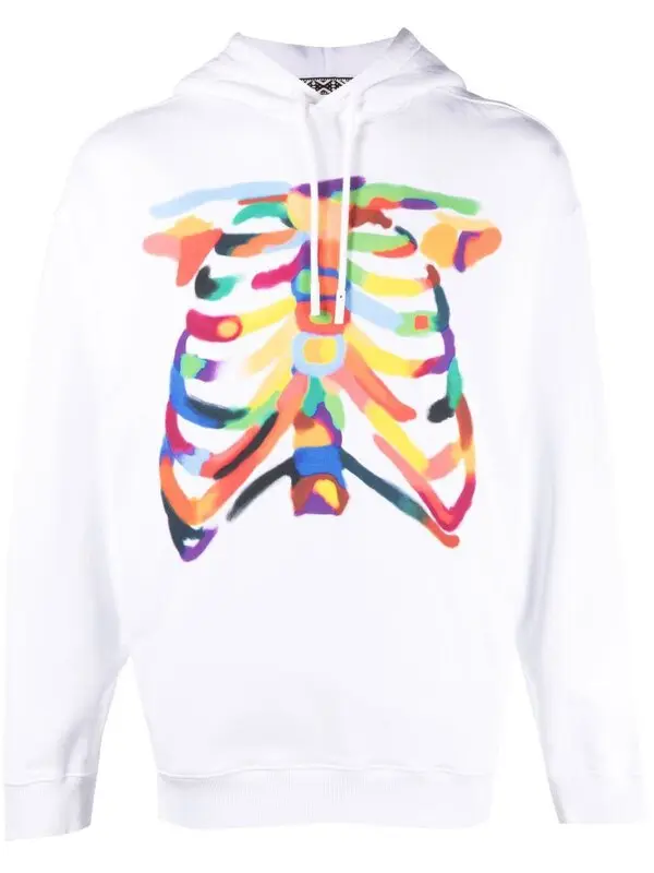 COUNTY OF MILAN Marcelo Burlon Graphic-print Cotton Hoodie