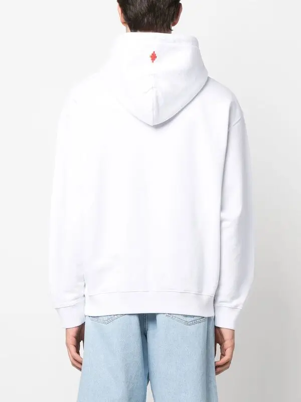 COUNTY OF MILAN Marcelo Burlon Graphic-print Cotton Hoodie