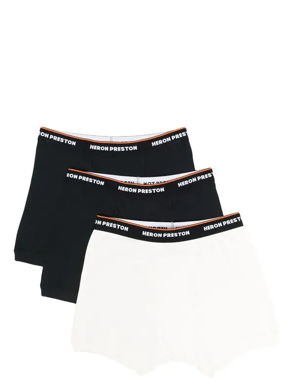 Heron Preston Three-pack Logo-waistband Boxers
