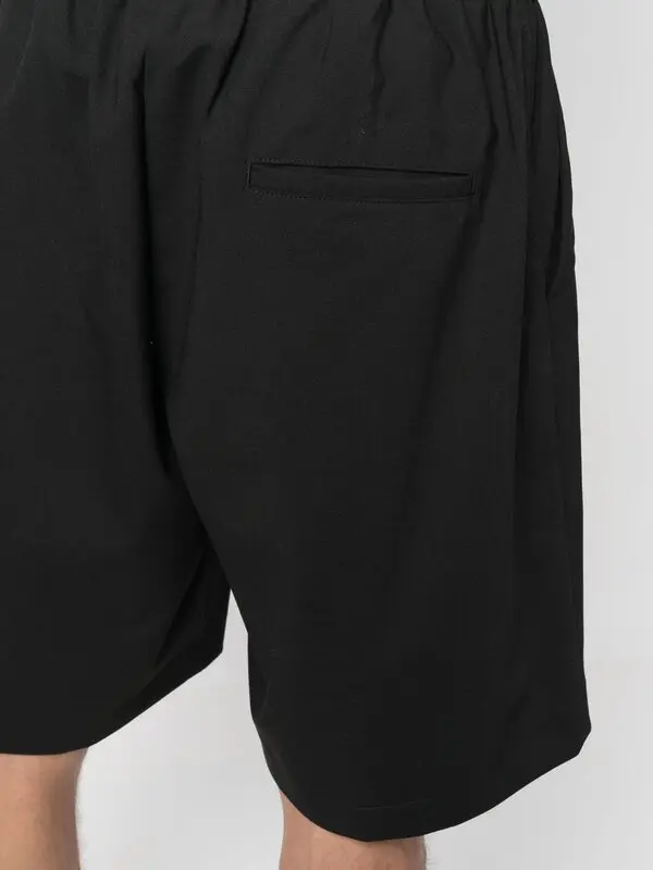 BONSAI Wide-leg Knee-length Shorts - Black
