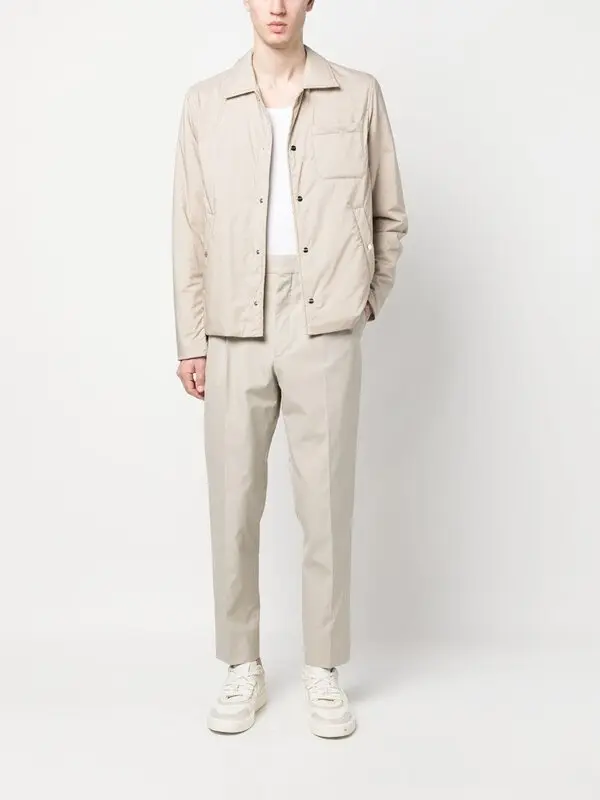 Herno Chantilly Buttoned Jacket - Neutrals