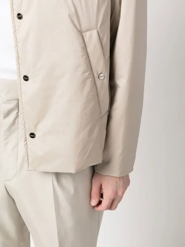 Herno Chantilly Buttoned Jacket - Neutrals
