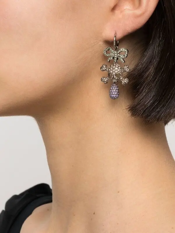 VIVIENNE WESTWOOD Faustine Skull Earrings