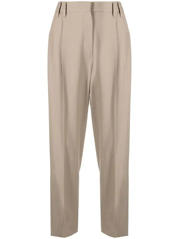 Brunello Cucinelli Tailored Wool-blend Trousers