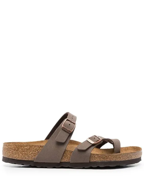 BIRKENSTOCK Mayari Leather Sandals - Brown