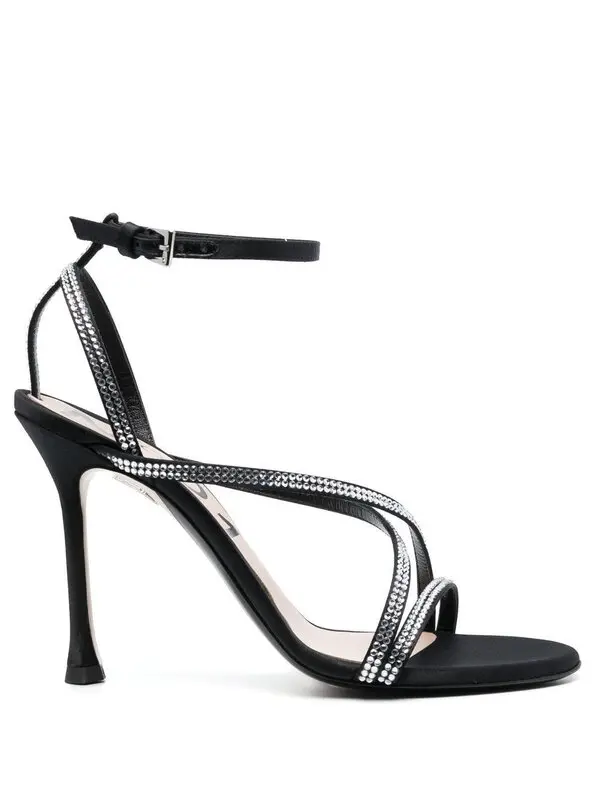 N°21 100mm Crystal-embellished Sandals