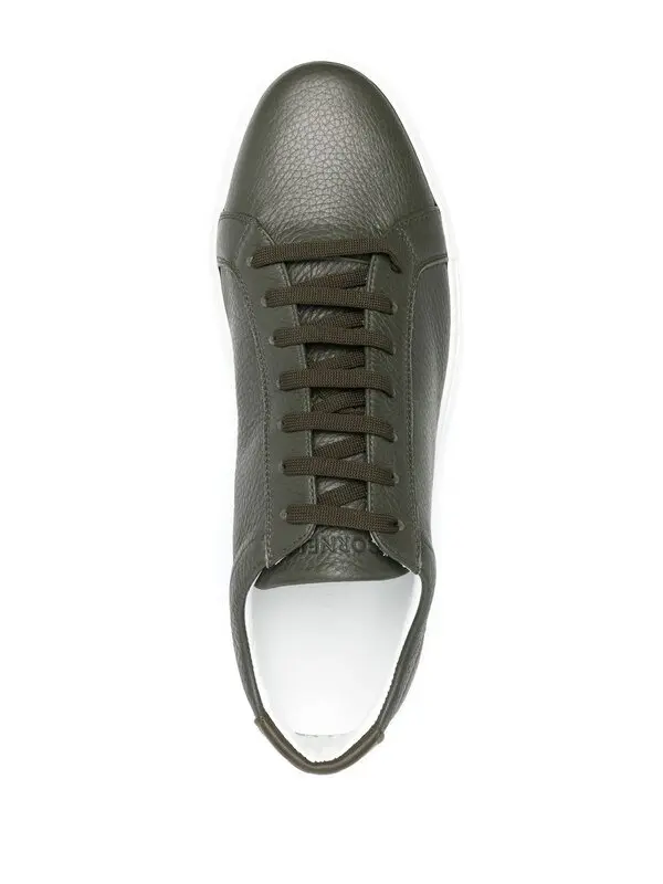 Corneliani Low-top Lace-up Sneakers - Green