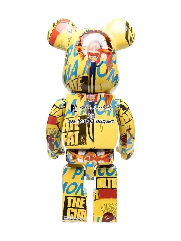 MEDICOM TOY X Andy Warhol × Basquiat Be@rbrick Figure