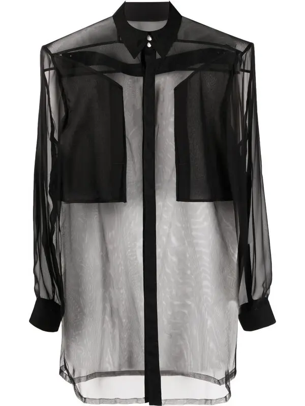 Rick Owens Utility See-through Shirt