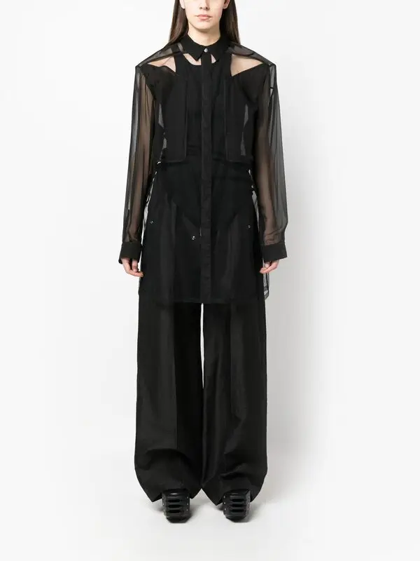 Rick Owens Utility See-through Shirt
