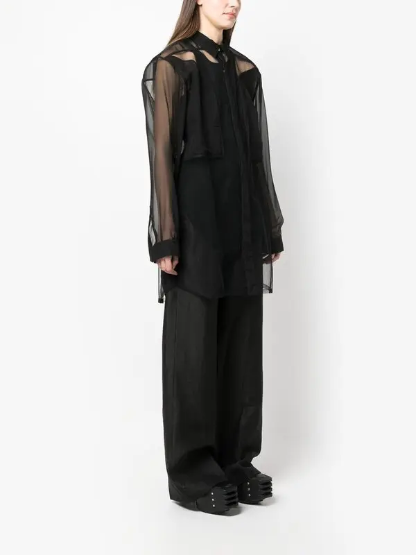 Rick Owens Utility See-through Shirt