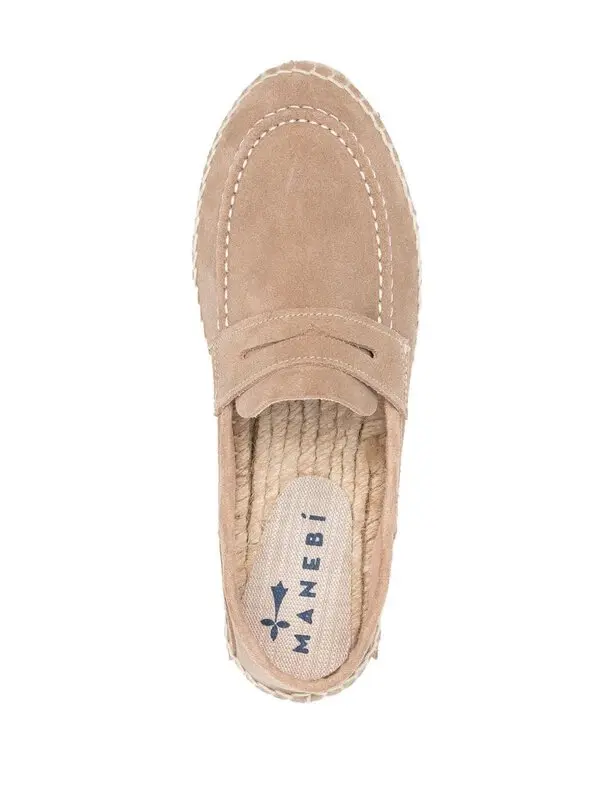 Manebí Slip-on Espadrilles - Neutrals