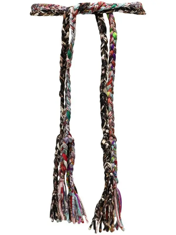 PIERRE-LOUIS MASCIA Double-strap Rope Belt - Multicolour