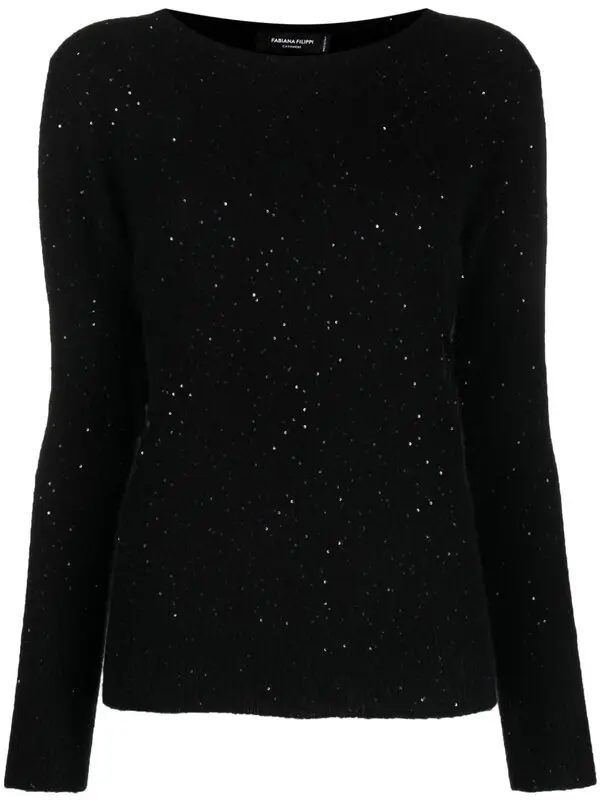 Fabiana Filippi Long-sleeve Jumper - Black