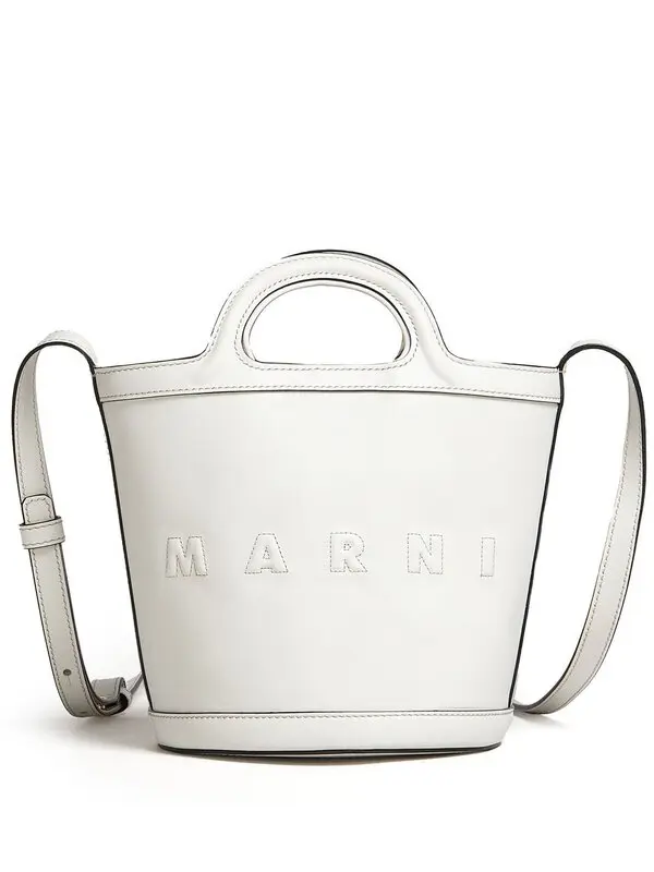 Marni Tropicalia Small Bucket Bag - White