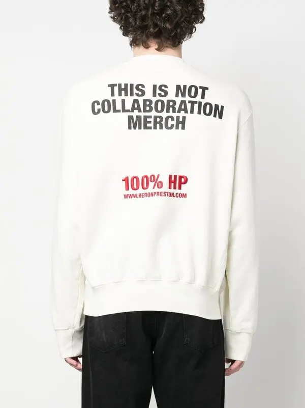 Heron Preston Logo-print Organic Cotton Sweatshirt
