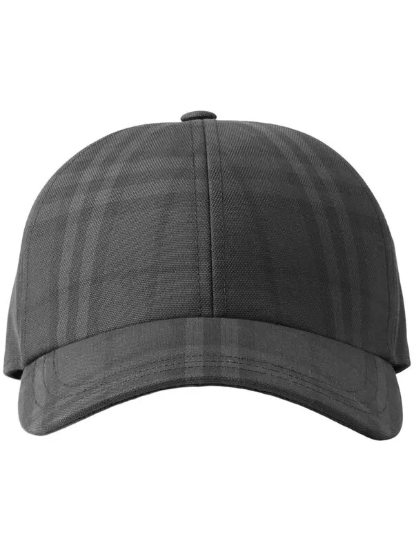 Burberry Vintage-Check Cotton Cap - Grey | Editorialist