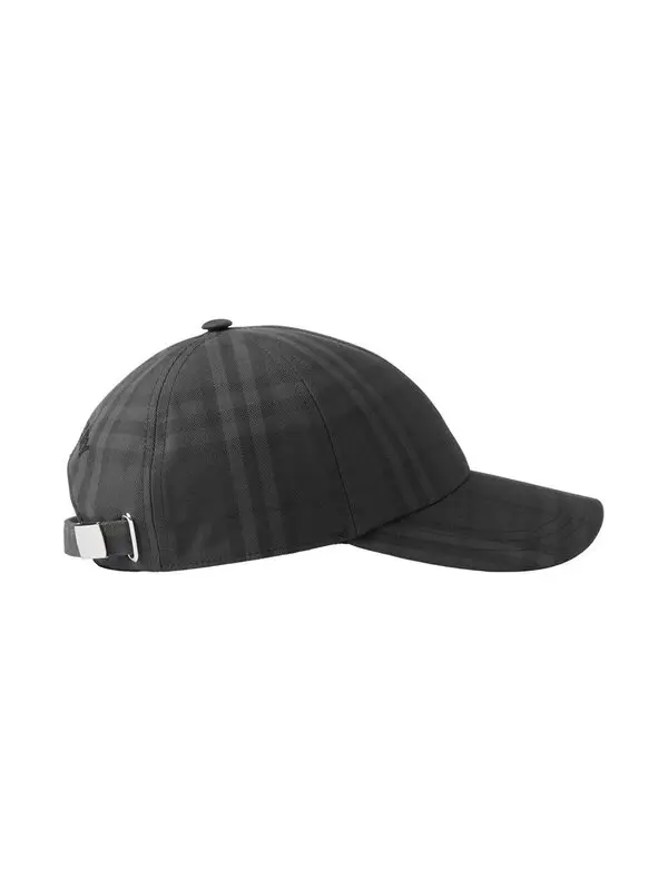 Burberry Vintage-Check Cotton Cap Grey Editorialist